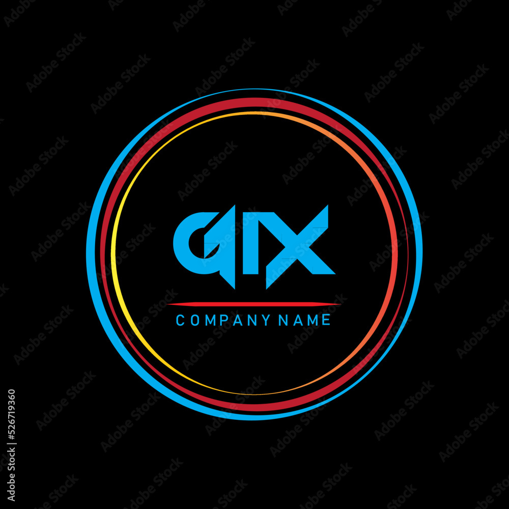 G I X,GIX Logo Design,GIX Letter Logo Design On Black Background,Three ...