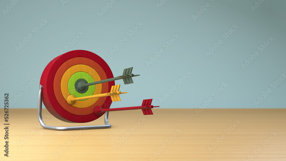 3D OKR (Objectives and Key Results) & KPI (Key Performance Indicators ...