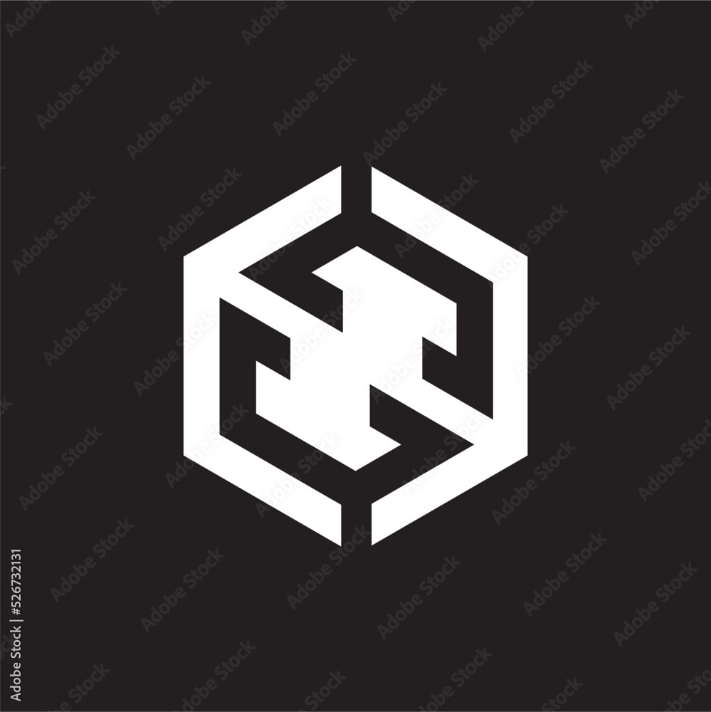 CC Hexagon industry logo vector image Stock Vector | Adobe Stock