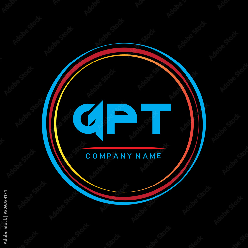 G P T,GPT logo design,GPT letter logo design on black background,three letter logo design,GPT ...
