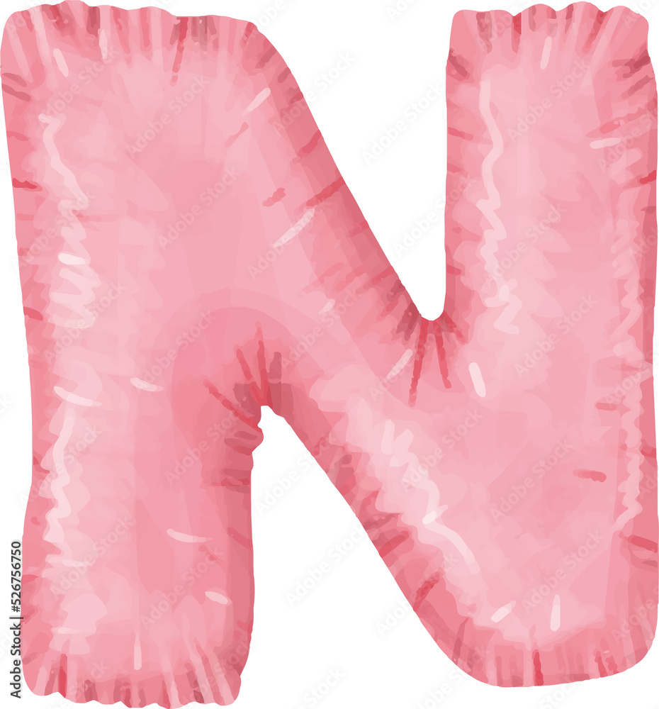 Letters of the English alphabet balloons for congratulations. Festive ...