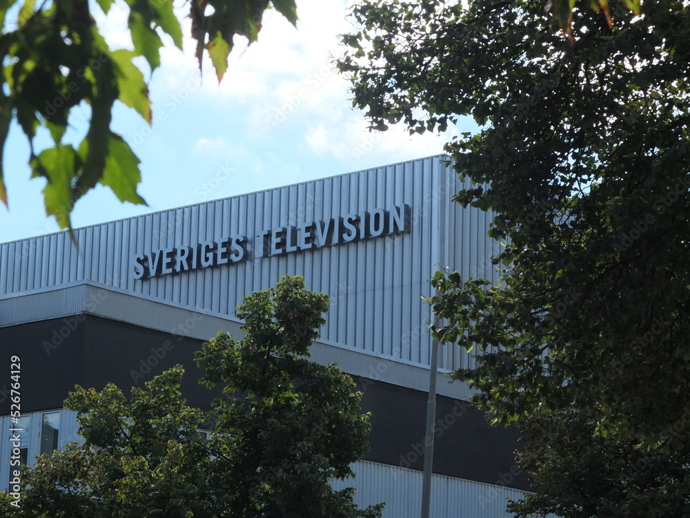 Sweden Television building. Stockholm , 26 august 2022, Street of ...