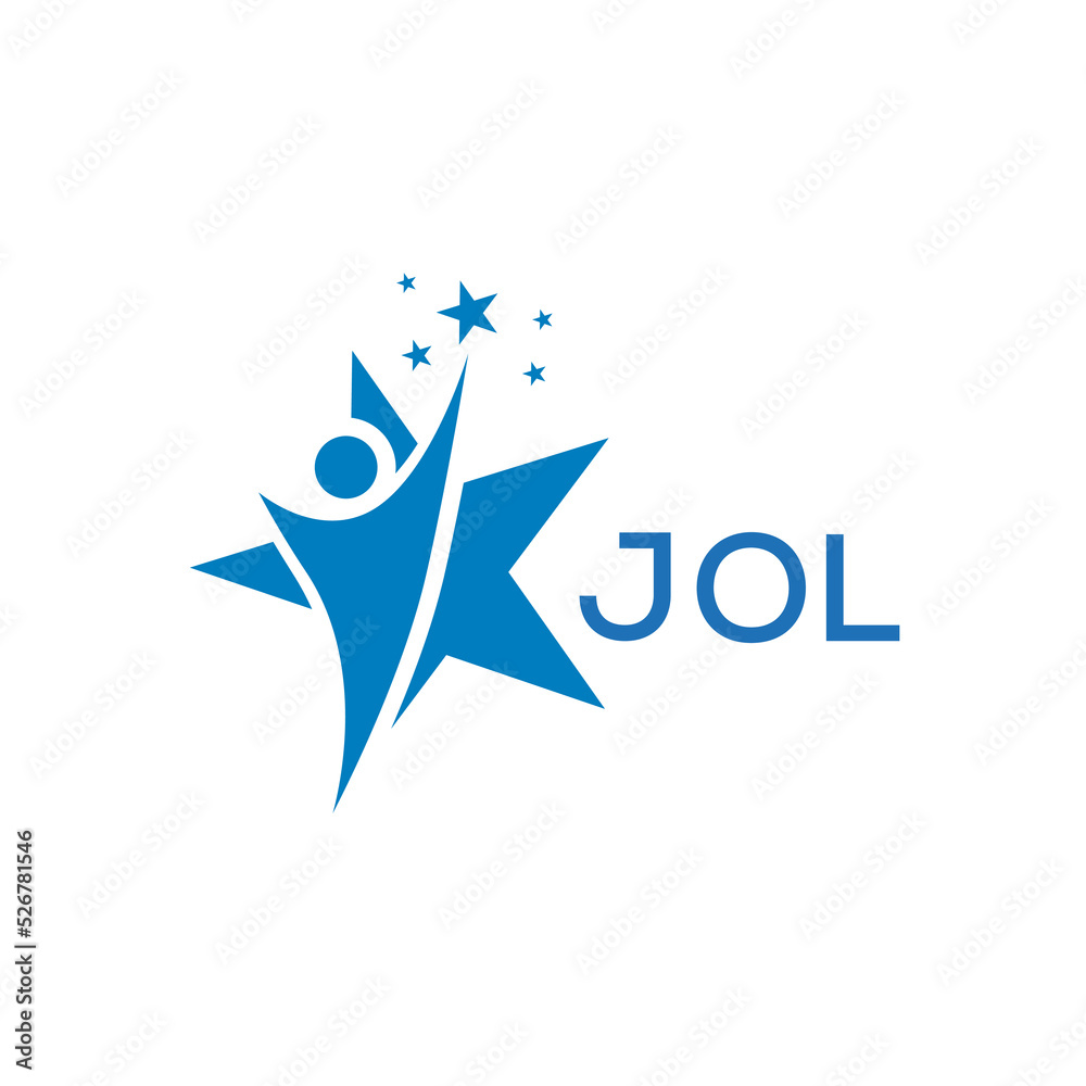 JOL Letter logo white background .JOL Business finance logo design ...
