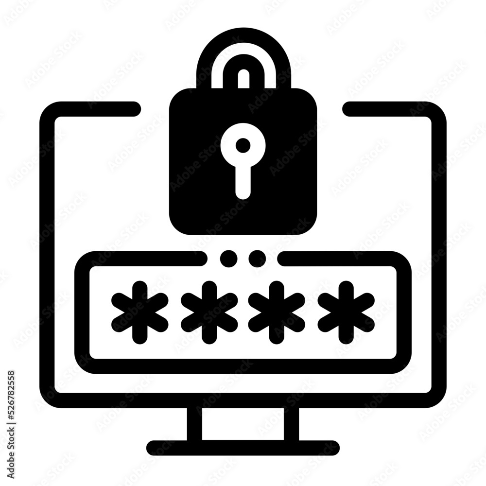 Computer Password Icon