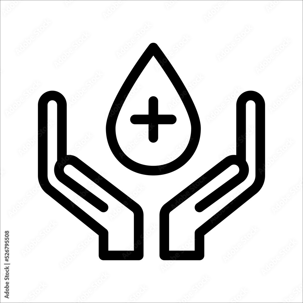 Hematology Blood cell, vessel, dna test, biochemical microscope vector ...