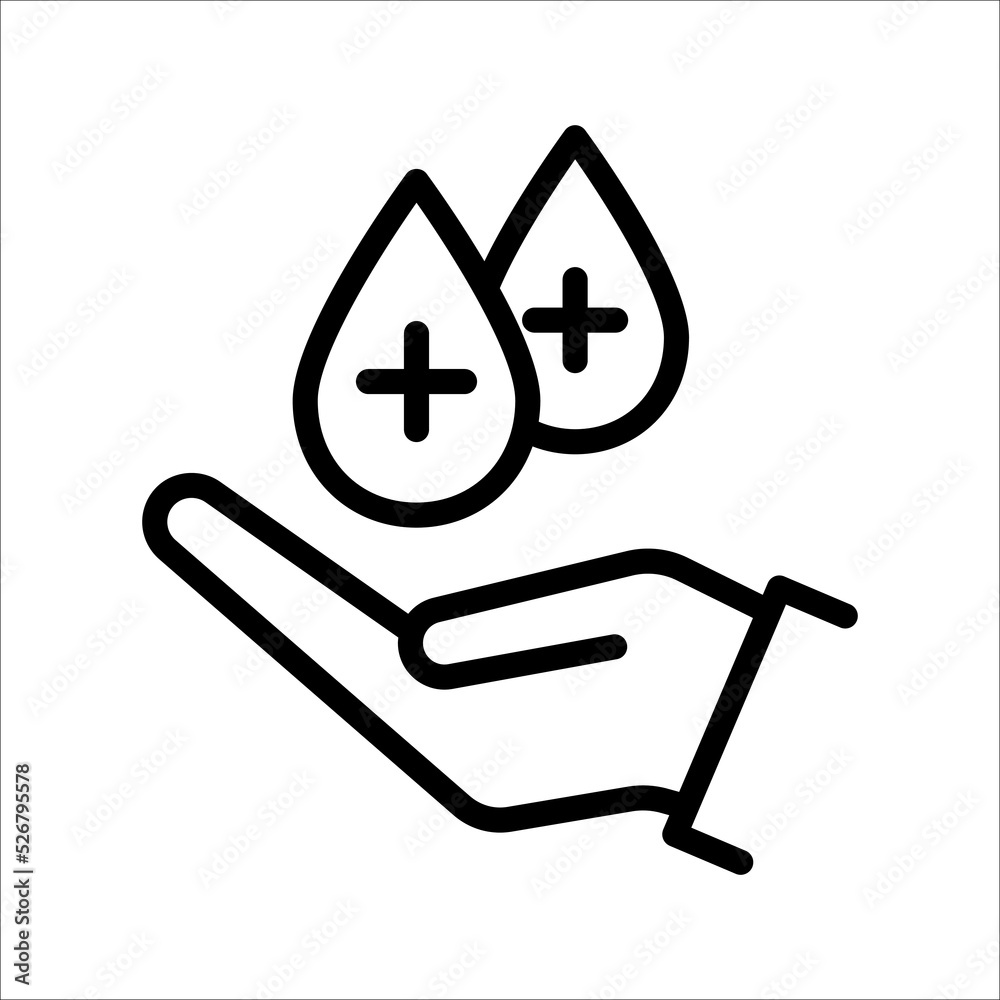 Hematology Blood cell, vessel, dna test, biochemical microscope vector ...