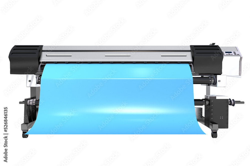 Full Color Large Format Solvent Banner Printer 3D PNG Transparent ...
