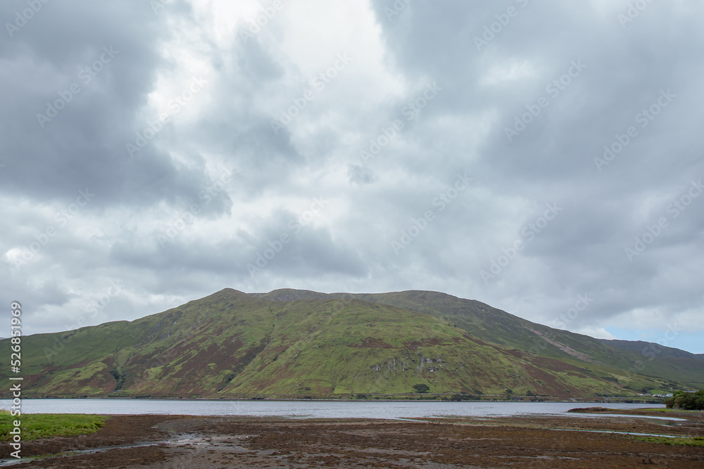 Ben Gorm is a 700m high mountain by Killary Harbour on the edge of ...