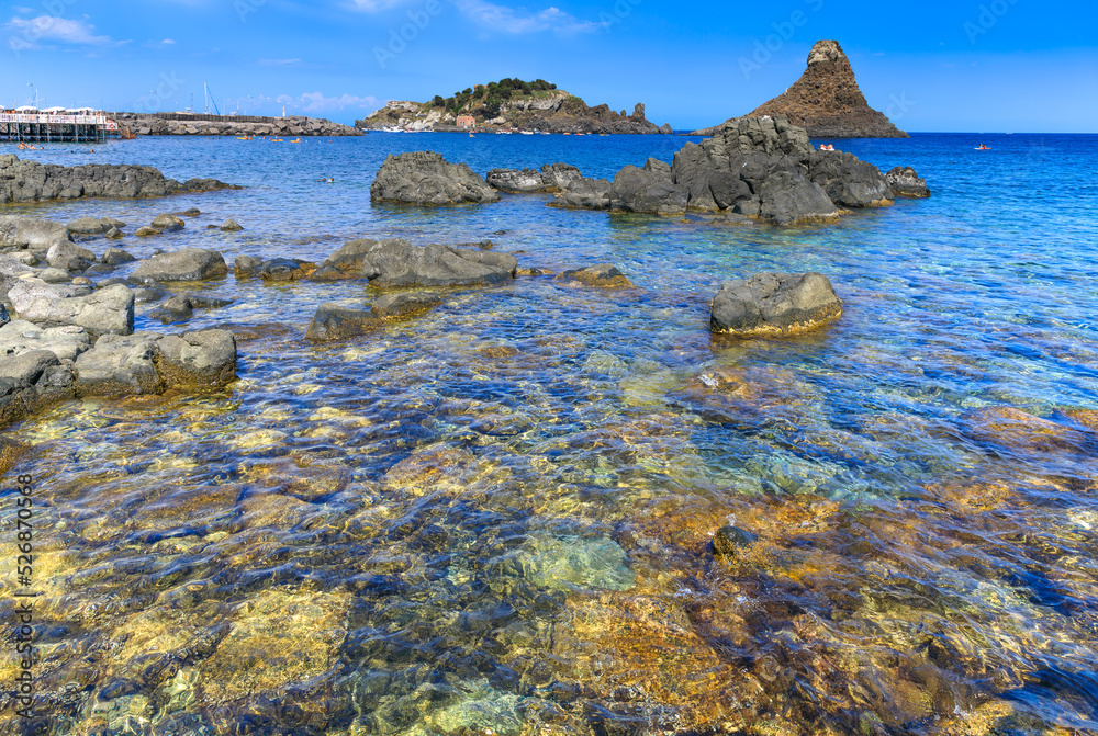Cyclopean Isles, Aci Trezza, Sicily, Italy. These were the great stones ...