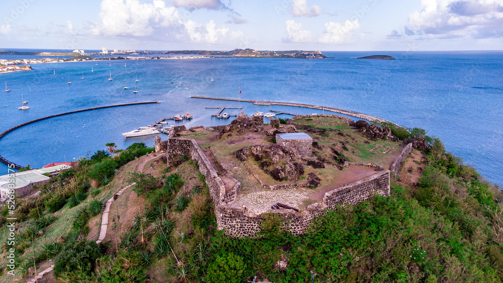 Aerial Photos of St Martin / Sint Maarten / SXM Stock Photo | Adobe Stock