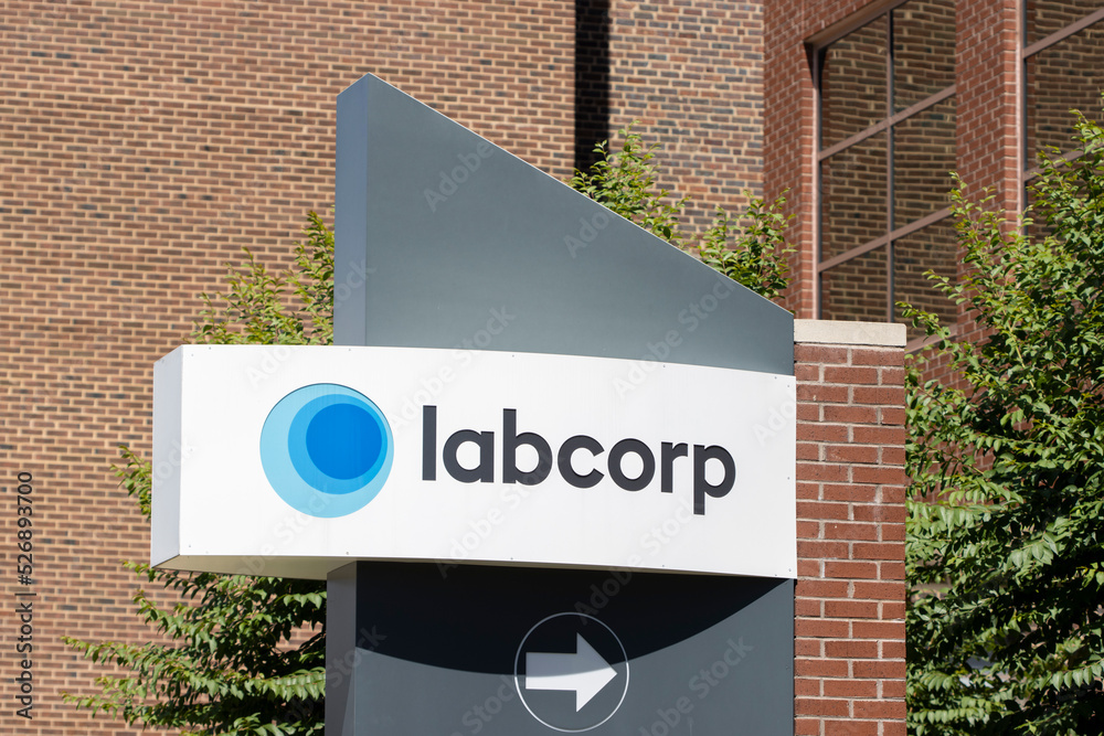 Burlington, NC, USA - June 19, 2022: Labcorp logo is seen at its ...