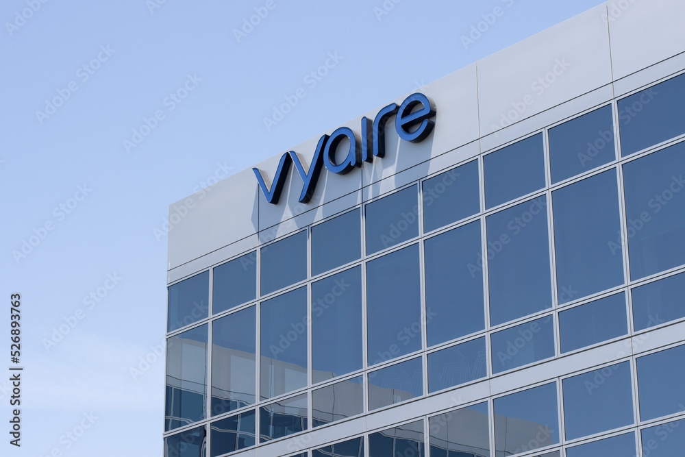 Irvine, CA, USA - May 7, 2022: Vyaire logo is seen at its office in ...