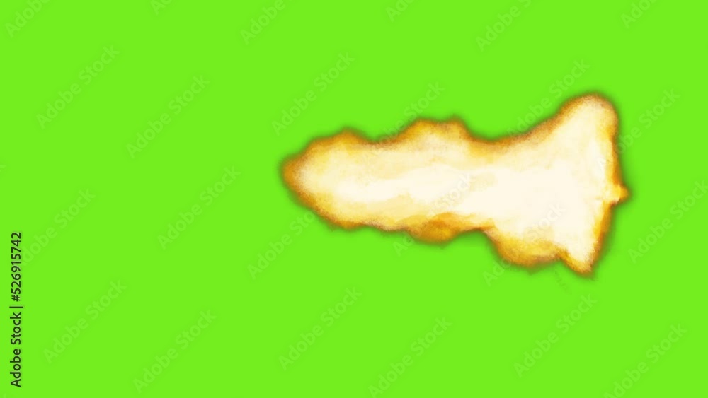 Muzzle flashes straight fire montage in slow-motion with green screen ...