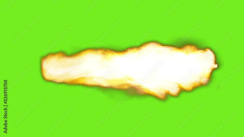 Muzzle flashes straight fire montage in slow-motion with green screen ...