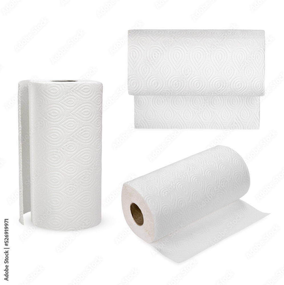Toilet paper roll isolated on transparent background. (.PNG) Stock ...