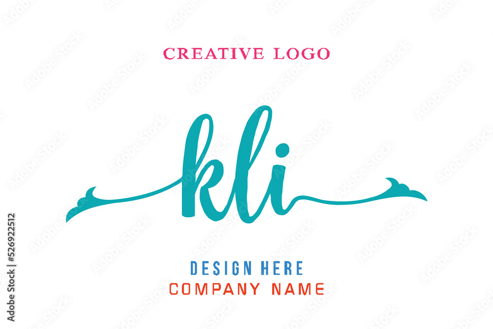KLI lettering, perfect for company logos, offices, campuses, schools ...