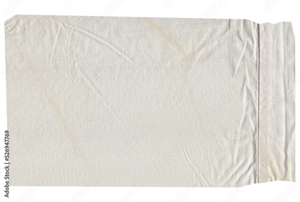 Old dirty linen fabric texture background with stains isolated Stock ...