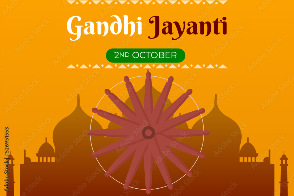 Gandhi Jayanti is an event celebrated 2nd October in India to mark the ...