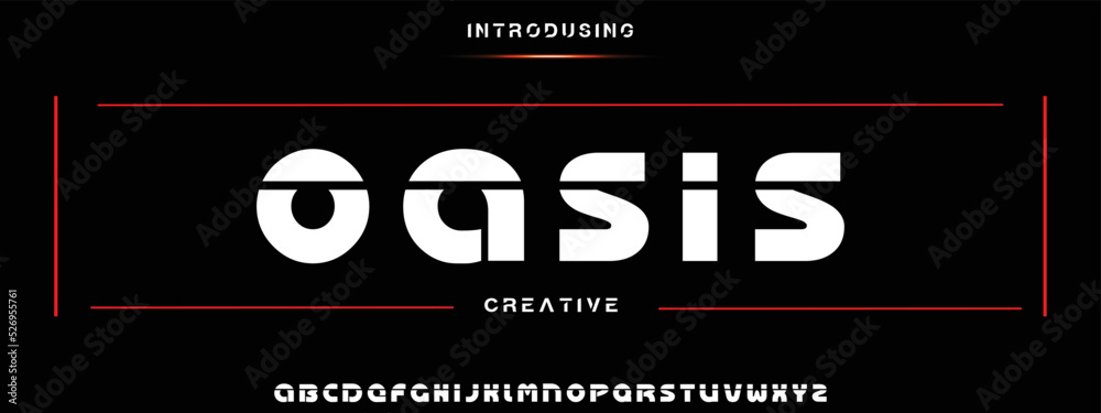 OASIS Letters elegant alphabet fonts and number. Classic Lettering ...