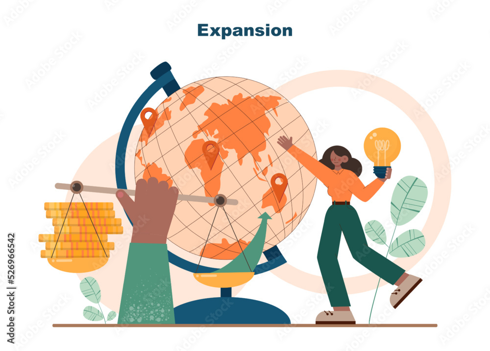 Startup life cycle. Building new business stages, birth and development ...