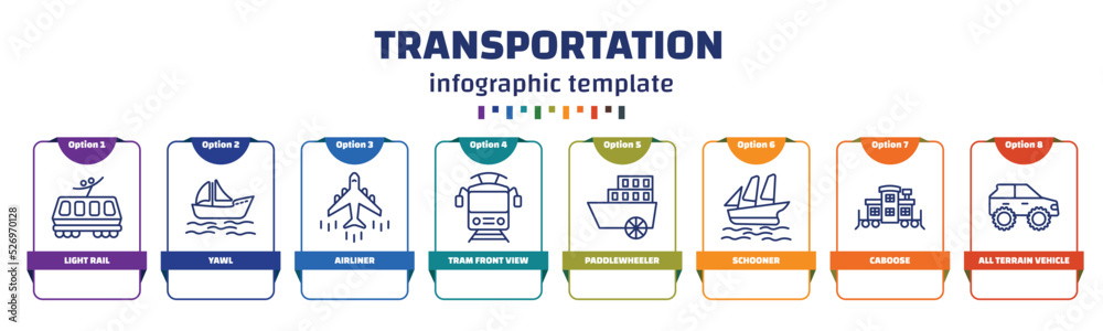 infographic template with icons and 8 options or steps. infographic for ...