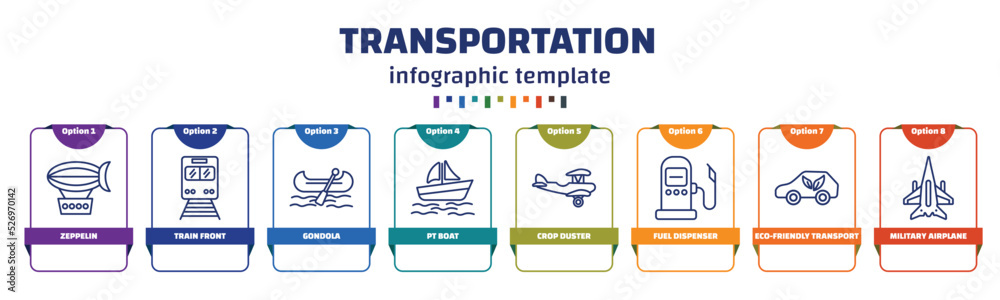 infographic template with icons and 8 options or steps. infographic for ...