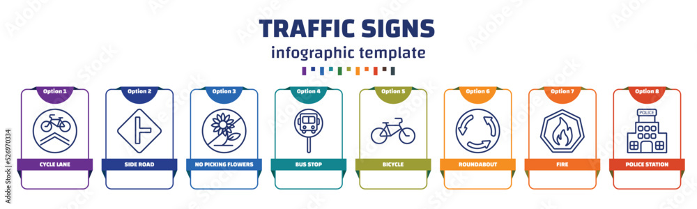 infographic template with icons and 8 options or steps. infographic for ...