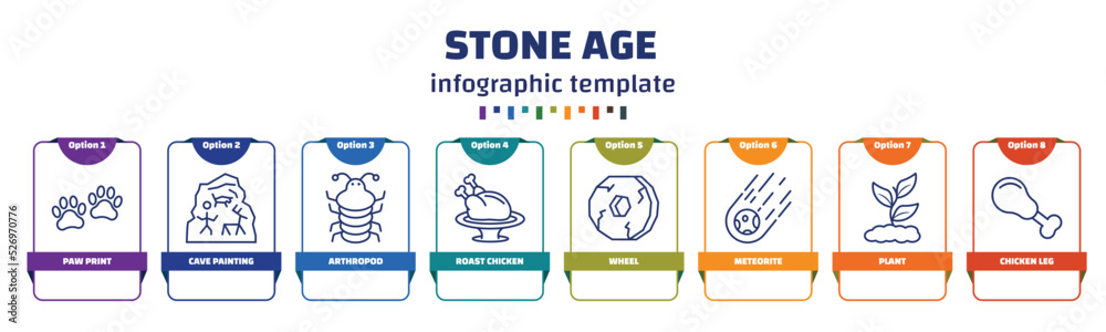 infographic template with icons and 8 options or steps. infographic for ...
