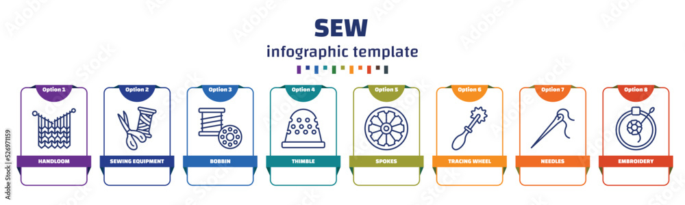 infographic template with icons and 8 options or steps. infographic for ...
