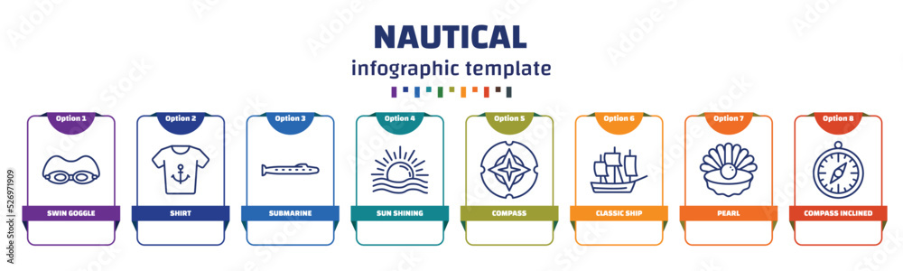 infographic template with icons and 8 options or steps. infographic for ...