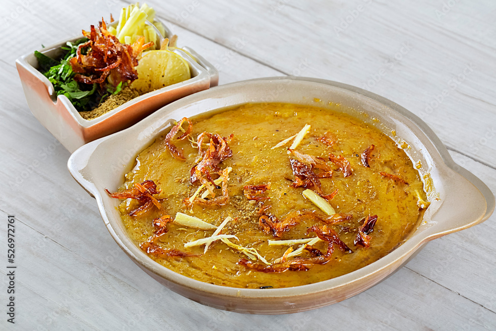 Haleem in a bowl Stock Photo | Adobe Stock