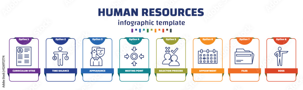infographic template with icons and 8 options or steps. infographic for ...