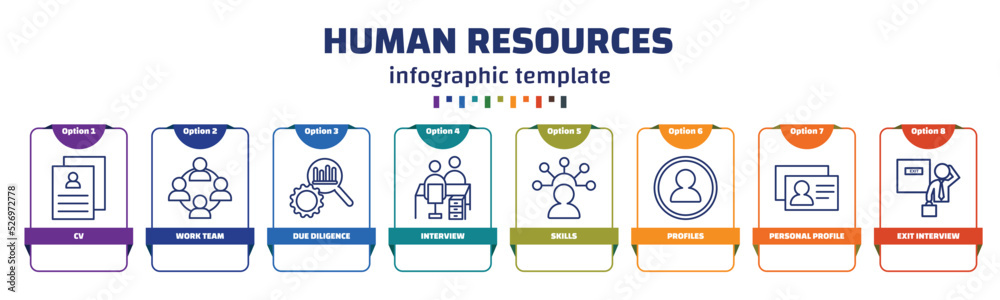 infographic template with icons and 8 options or steps. infographic for ...