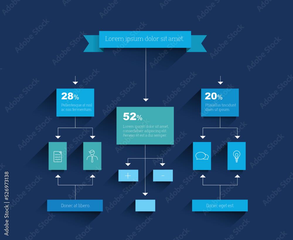 Flowchart. Infographics scheme, workflow diagram. Stock Vector | Adobe ...