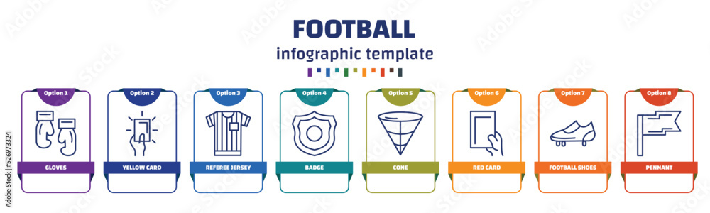 infographic template with icons and 8 options or steps. infographic for ...