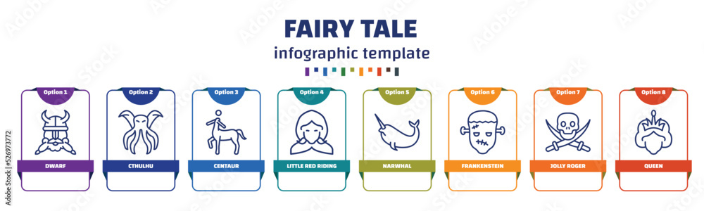infographic template with icons and 8 options or steps. infographic for ...