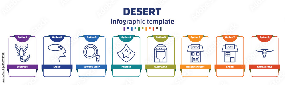infographic template with icons and 8 options or steps. infographic for ...