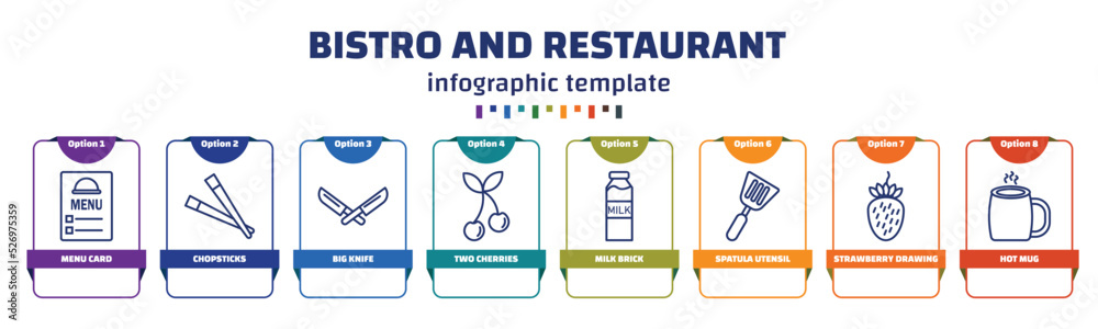 infographic template with icons and 8 options or steps. infographic for ...