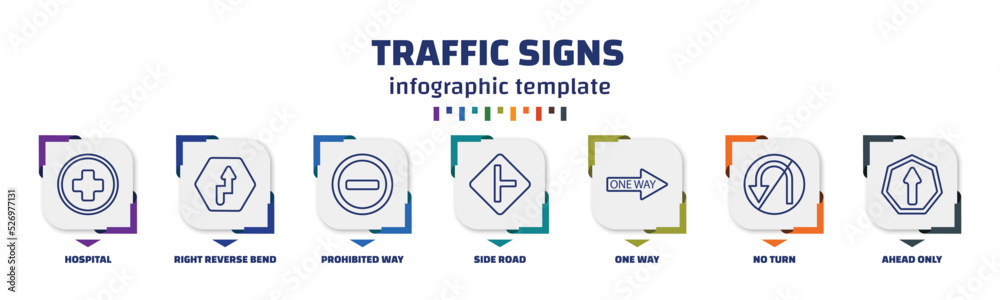infographic template with icons and 7 options or steps. infographic for ...