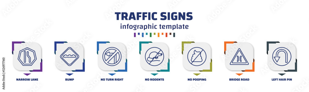 infographic template with icons and 7 options or steps. infographic for ...