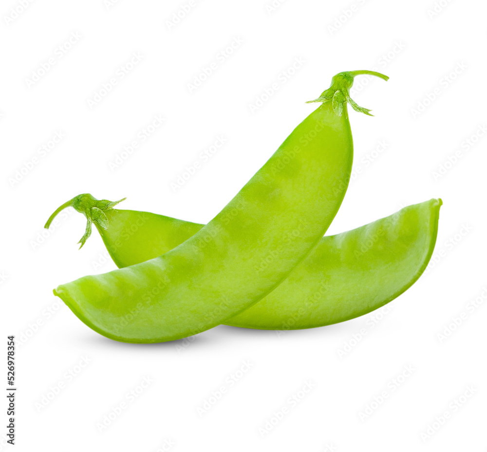 Snow peas isolated on transparent background. (.PNG) Stock Photo ...