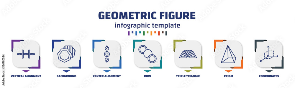infographic template with icons and 7 options or steps. infographic for ...