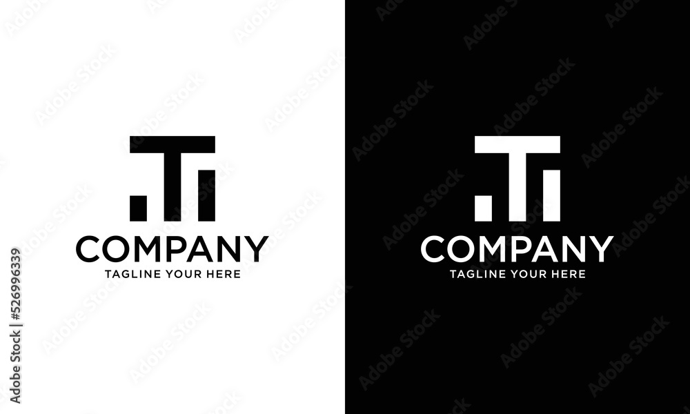 Letter T vector logo template, Colorful Letter T logo, Financial ...