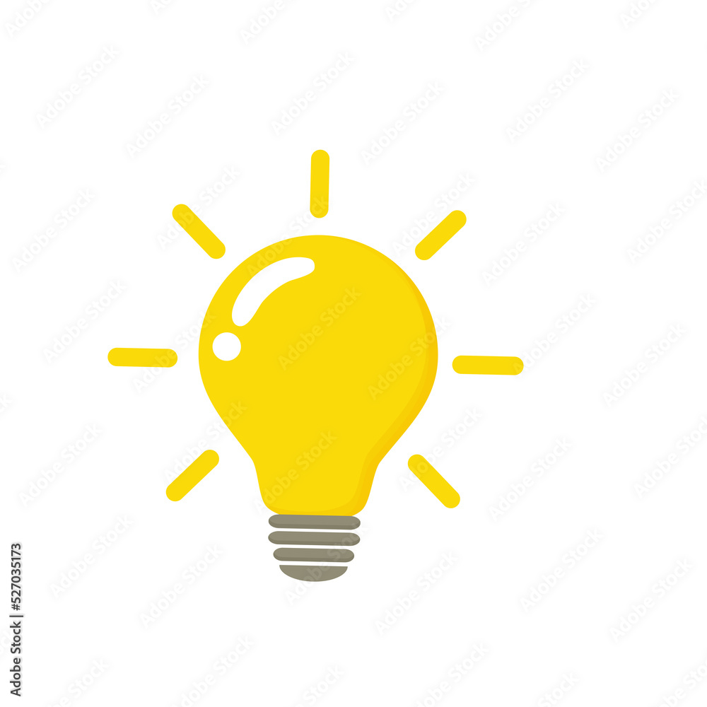 The light bulb is full of ideas And creative thinking, analytical ...