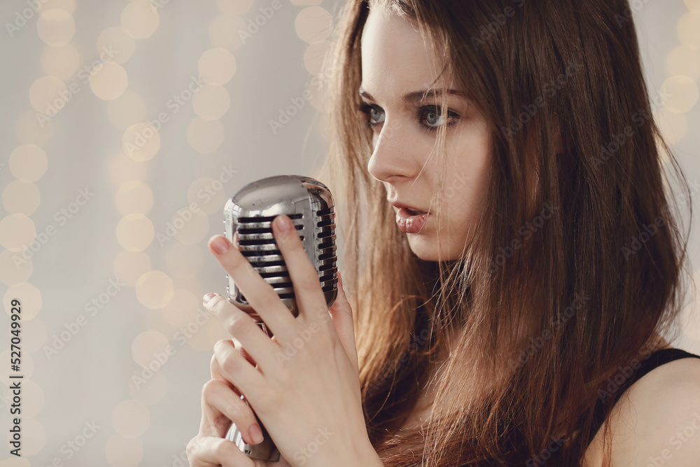 This dynamic and passionate singer with dark locks captures the essence ...