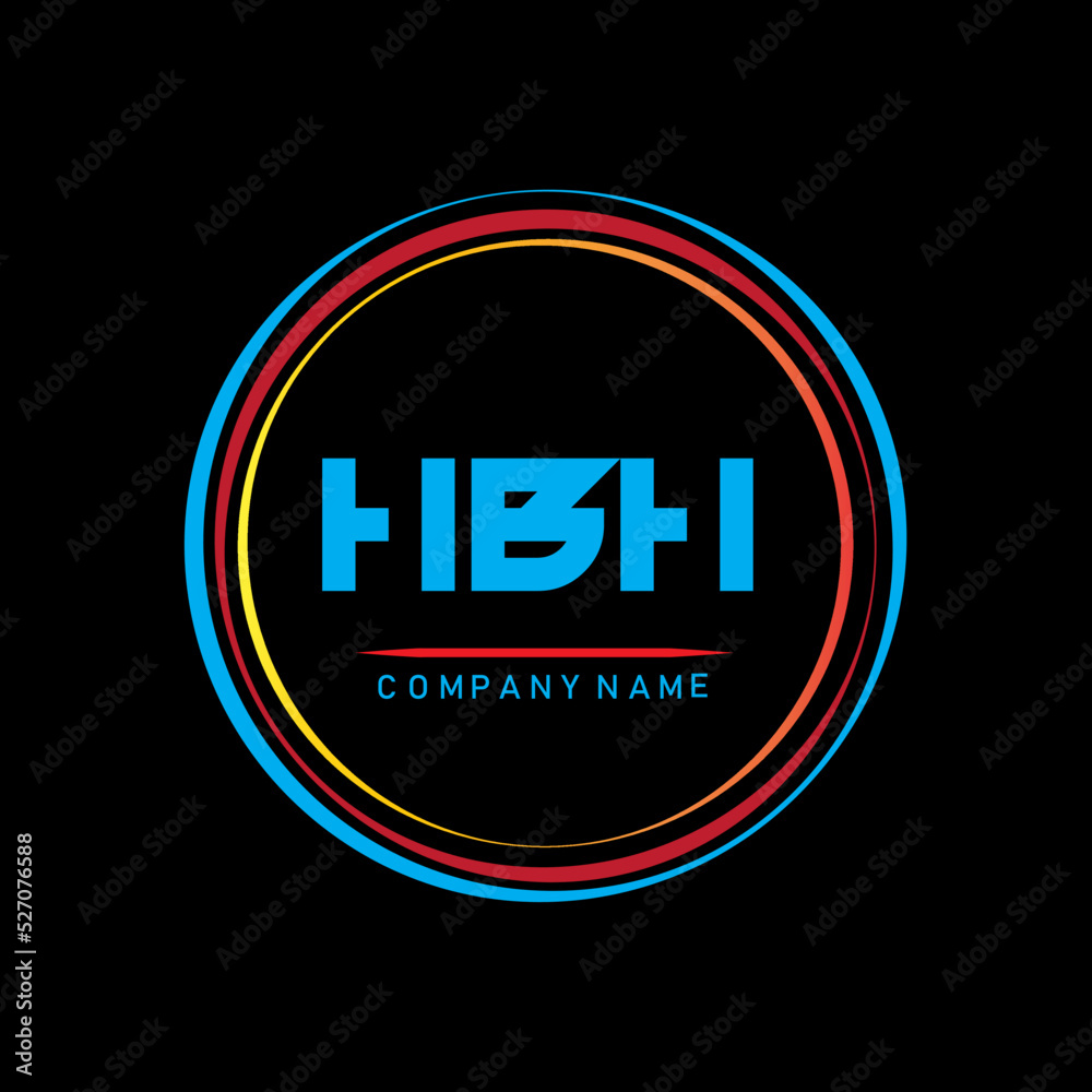 HBH design,HBH letter logo vector,HBH letter monogram logo design ...