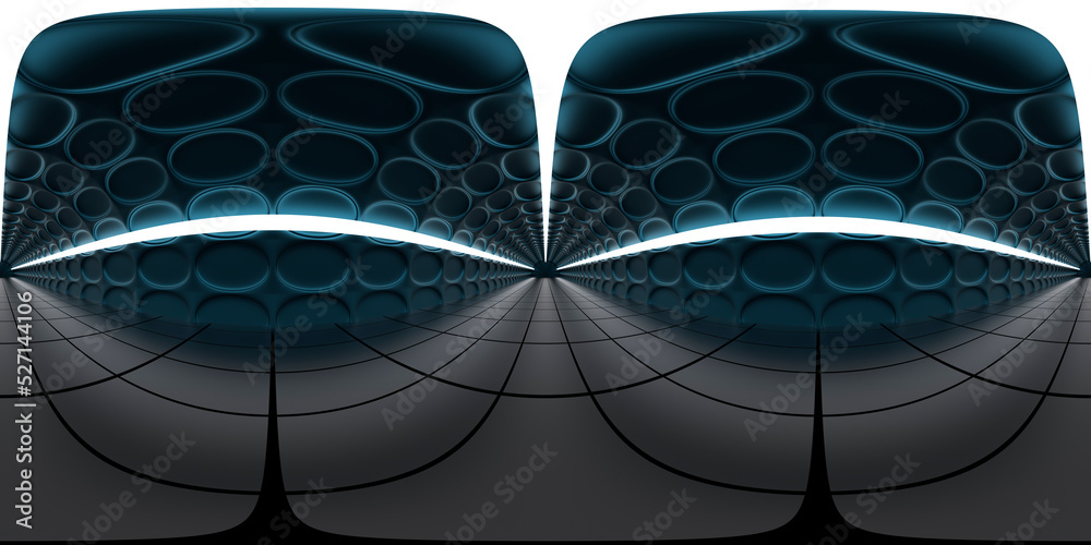 VR 360 studio panorama with reflections Animation 3D hdri Stock ...