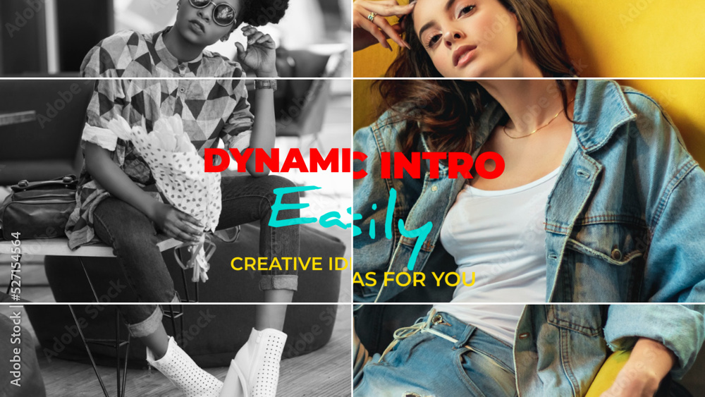 Dynamic Intro Replacement Title Stock Template | Adobe Stock