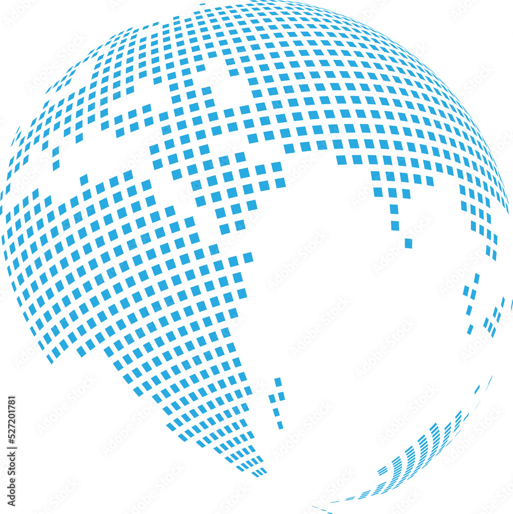 World earth map isolated transparent background. Stock Illustration ...