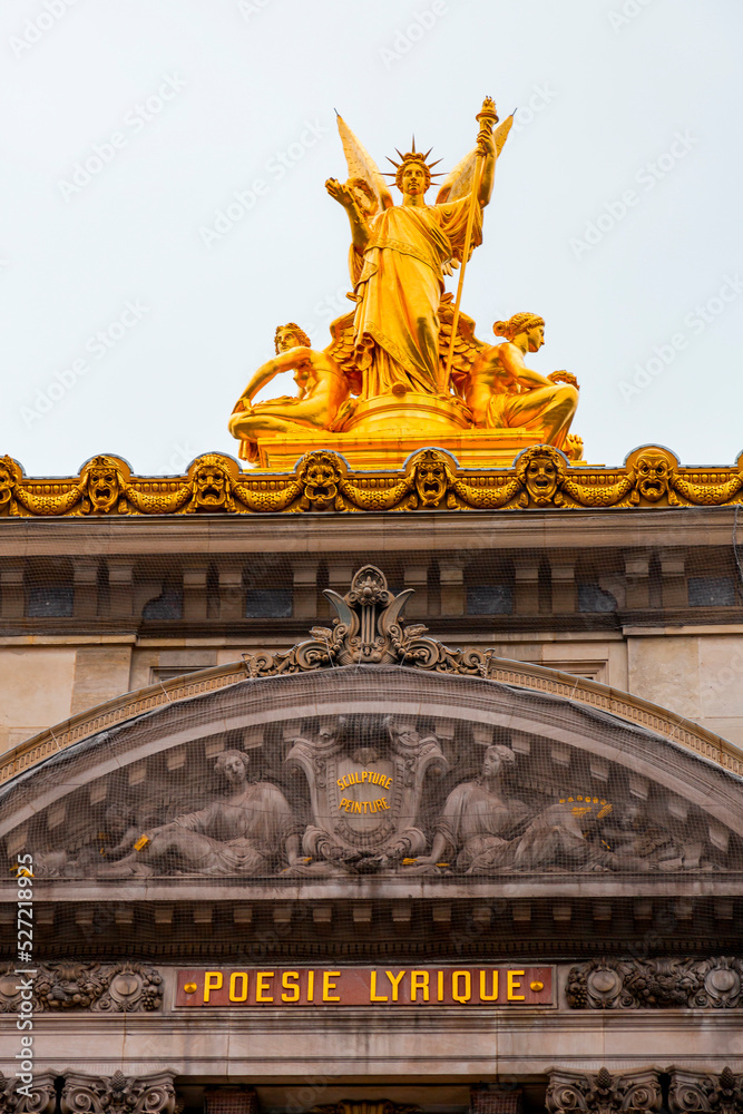 Garnier Palace or Opera Garnier, an opera house at the Opera Square in ...